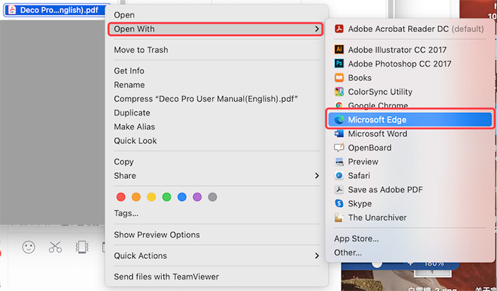 How to Sign a PDF document on Mac using Microsoft Edge? | XPPen
